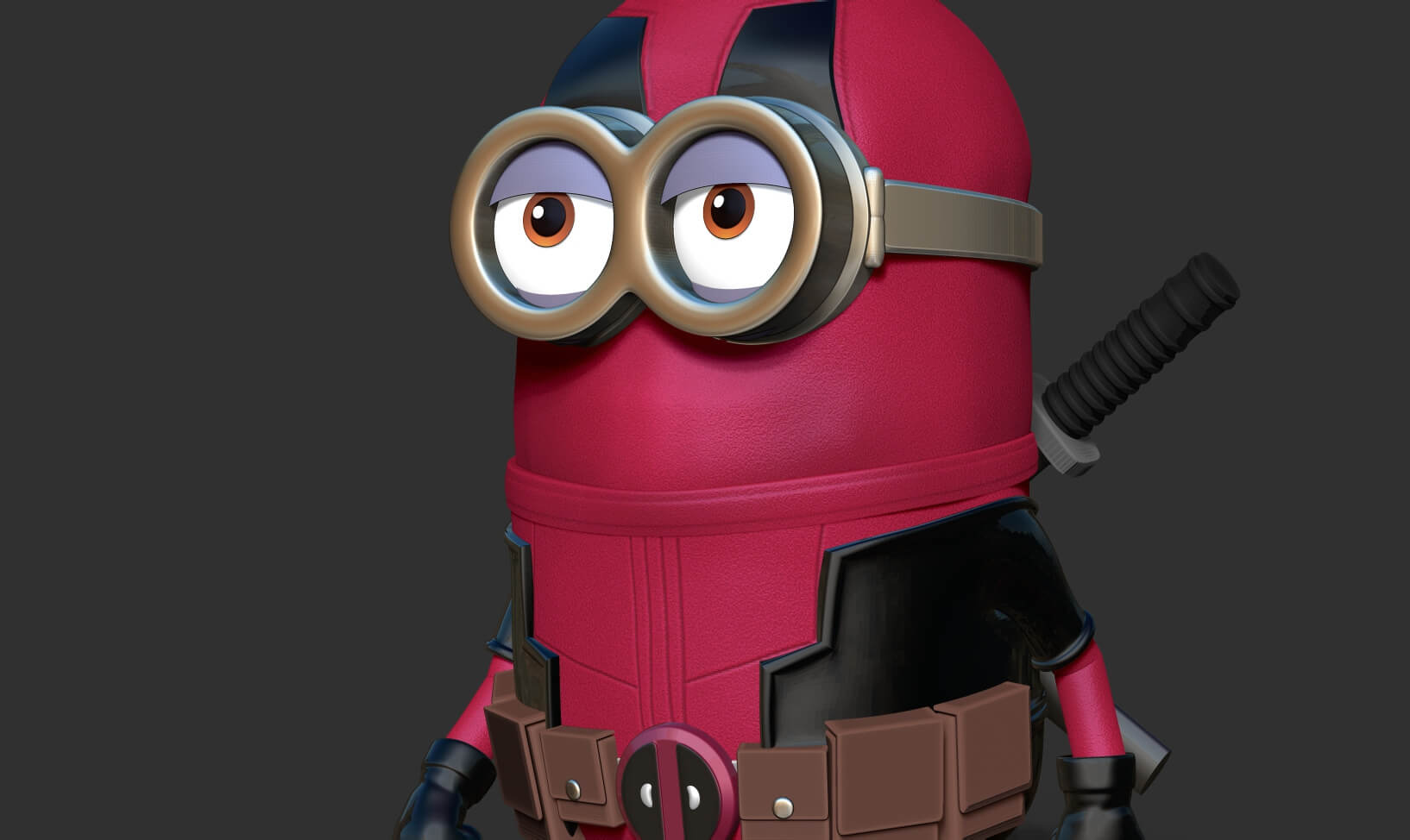 Deadpool Minion - 3D Model by Sinh Nguyen