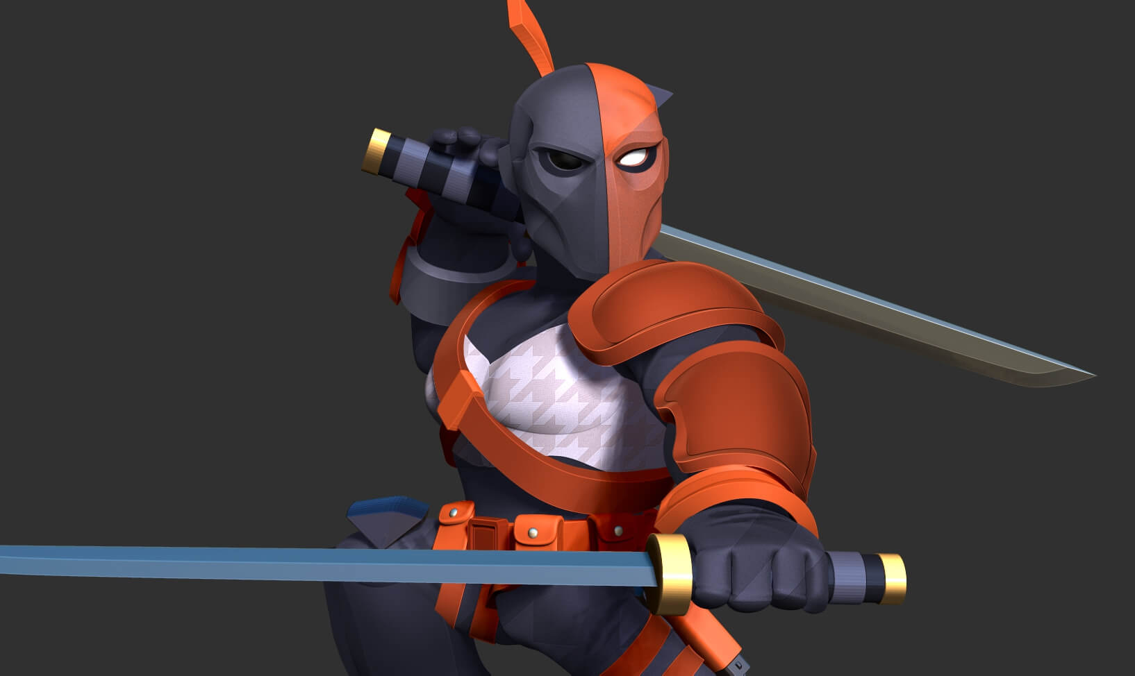 DeathStroke Fanart - 3D Print Model by Sinh Nguyen