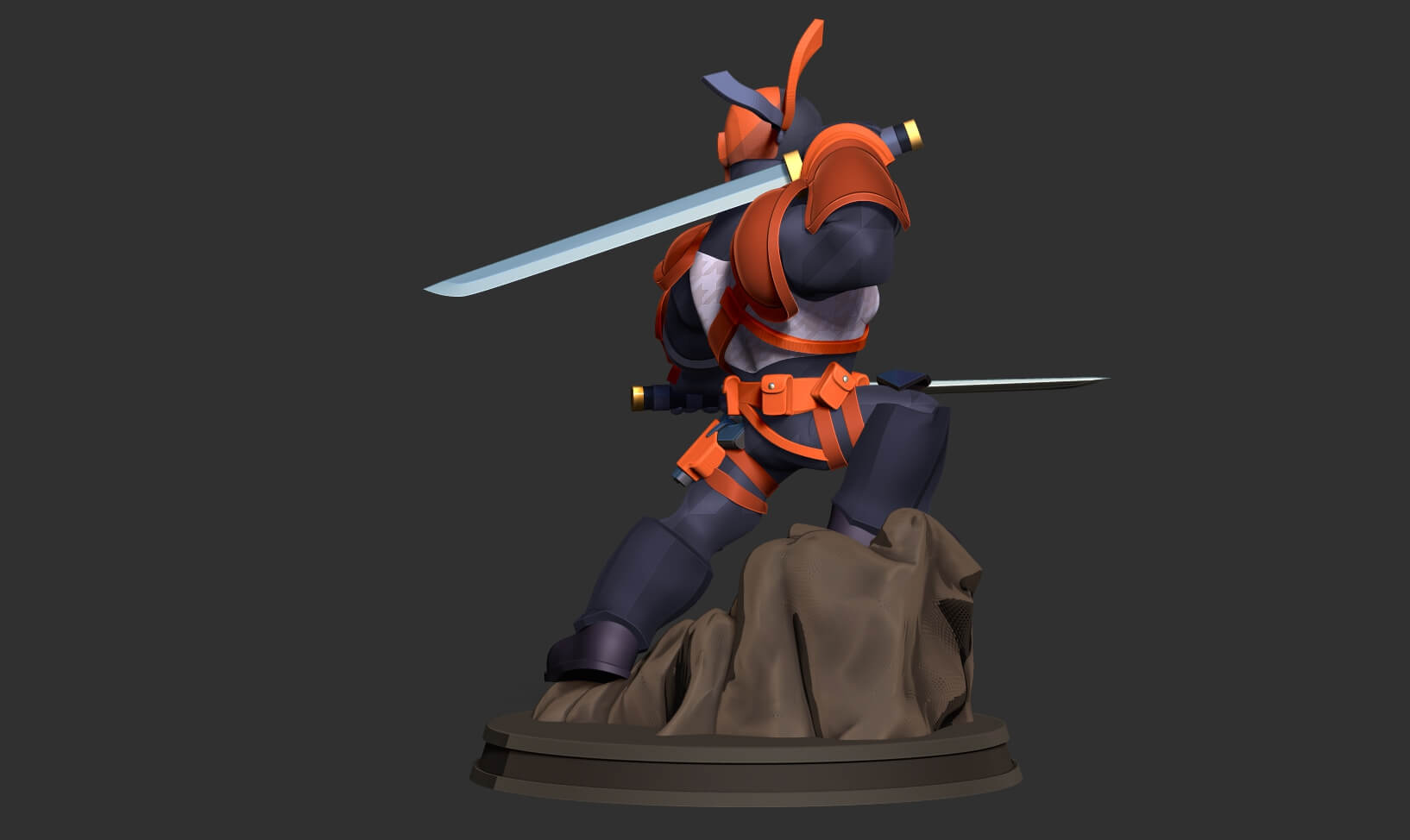 DeathStroke Fanart - 3D Model by Sinh Nguyen