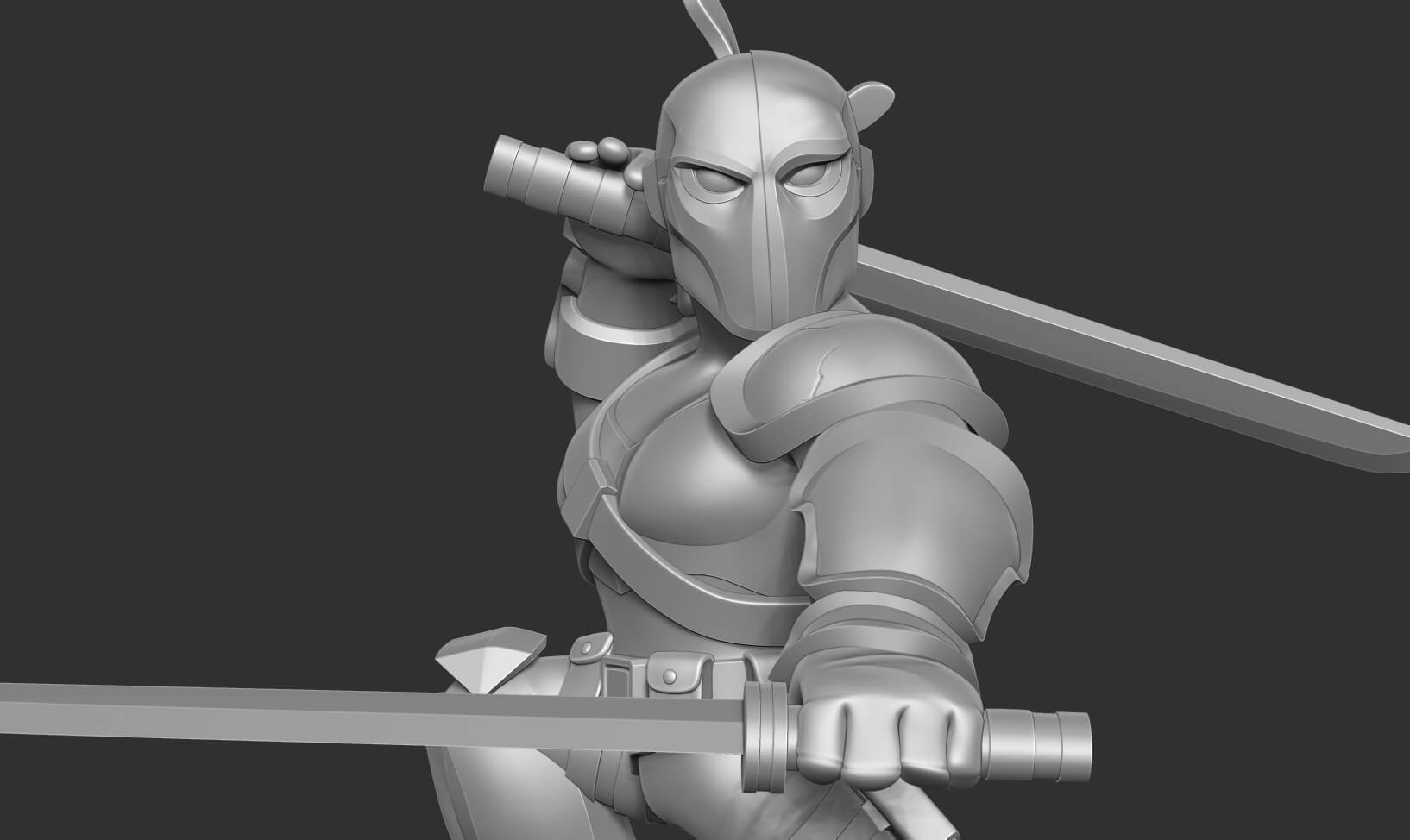 DeathStroke Fanart - 3D Print Model by Sinh Nguyen