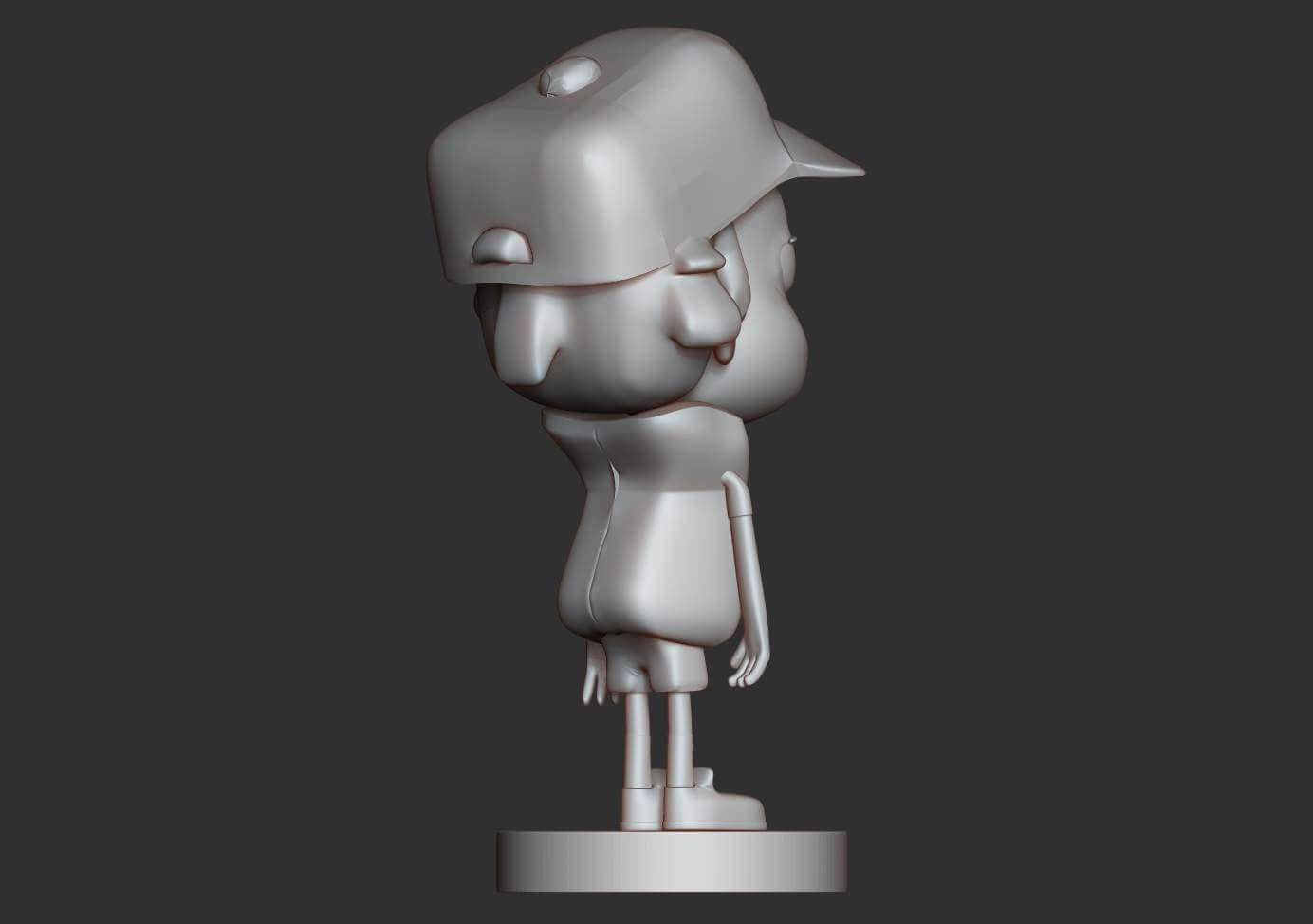 Dipper from Gravity Falls - 3D Model by Sinh Nguyen