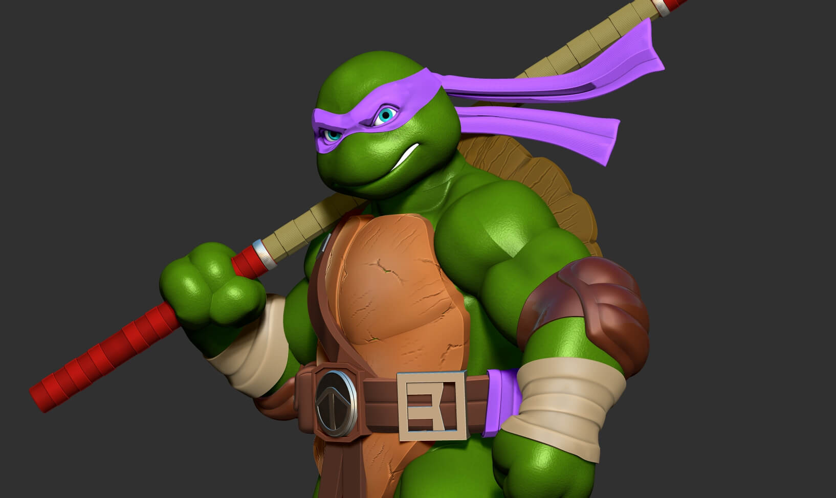 Donatello - TMNT Fanart 3D Model by Sinh Nguyen