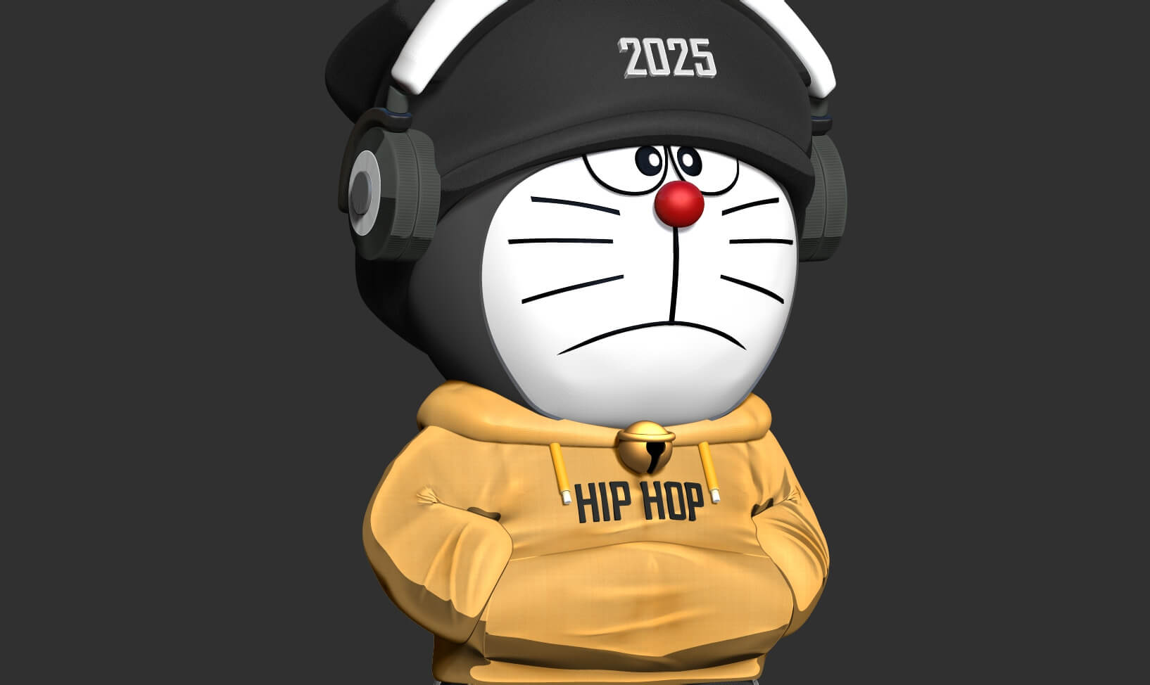 Doraemon Hip Hop - 3D Model by Sinh Nguyen