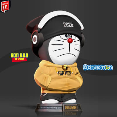 Doraemon Hip Hop - 3D Model by Sinh Nguyen