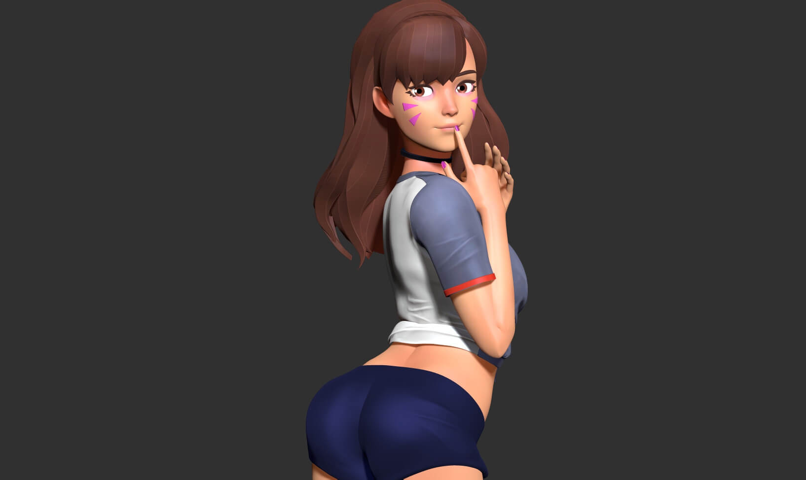 D Va Fanart 3d Model By Sinh Nguyen