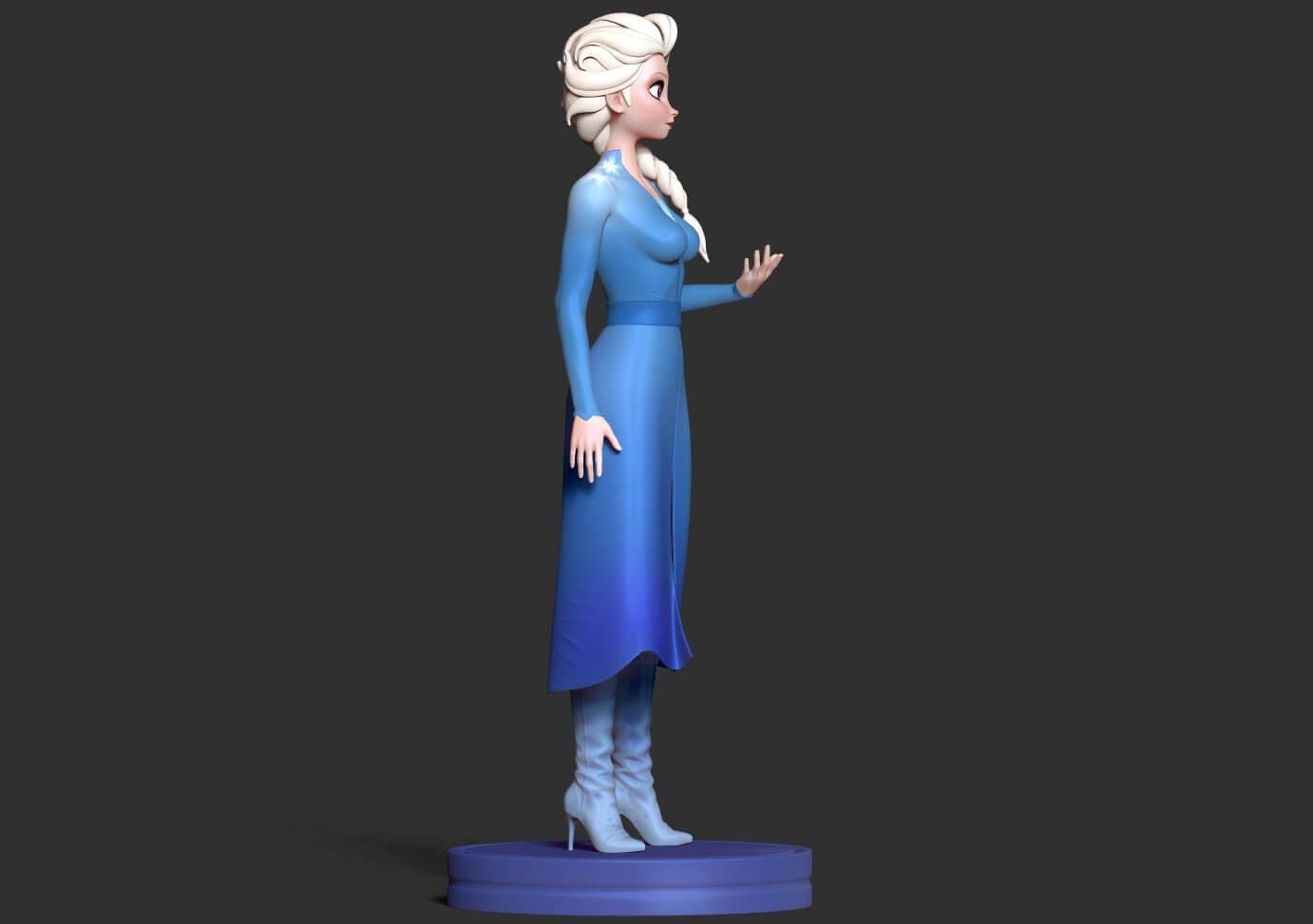 Elsa From Frozen 2 - 3D Model by Sinh Nguyen