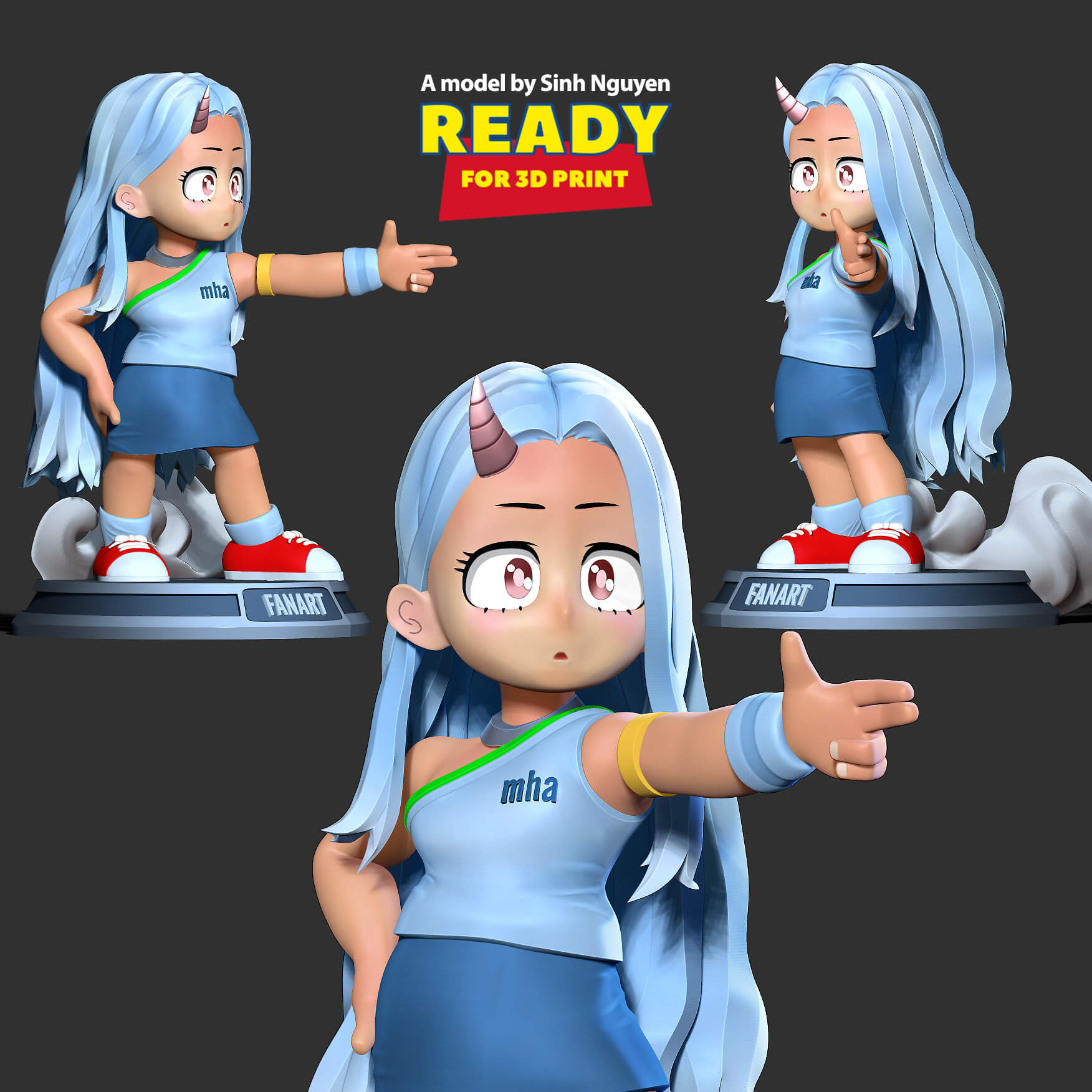Eri Chibi - 3D Model by Sinh Nguyen