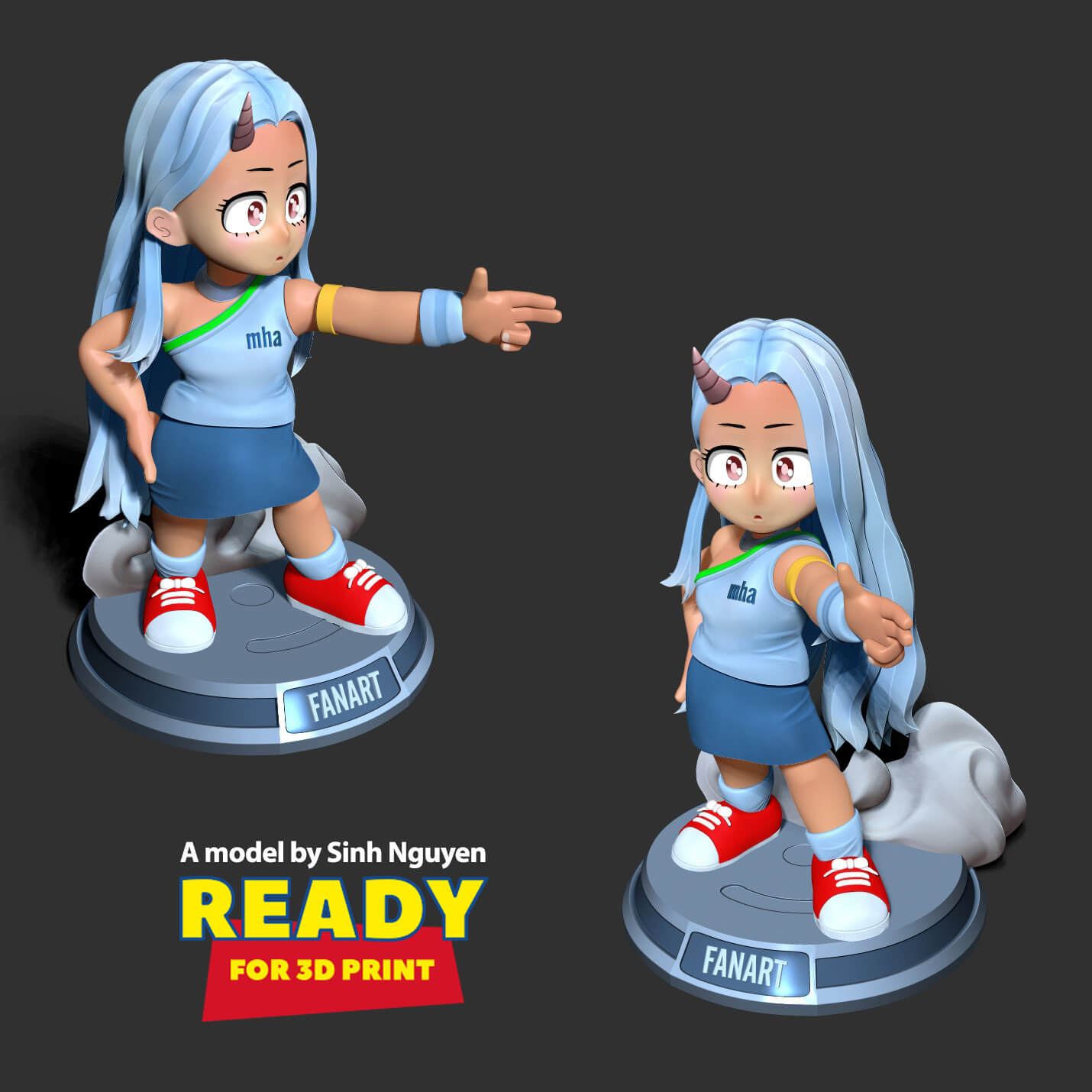 Eri Chibi - 3D Model by Sinh Nguyen