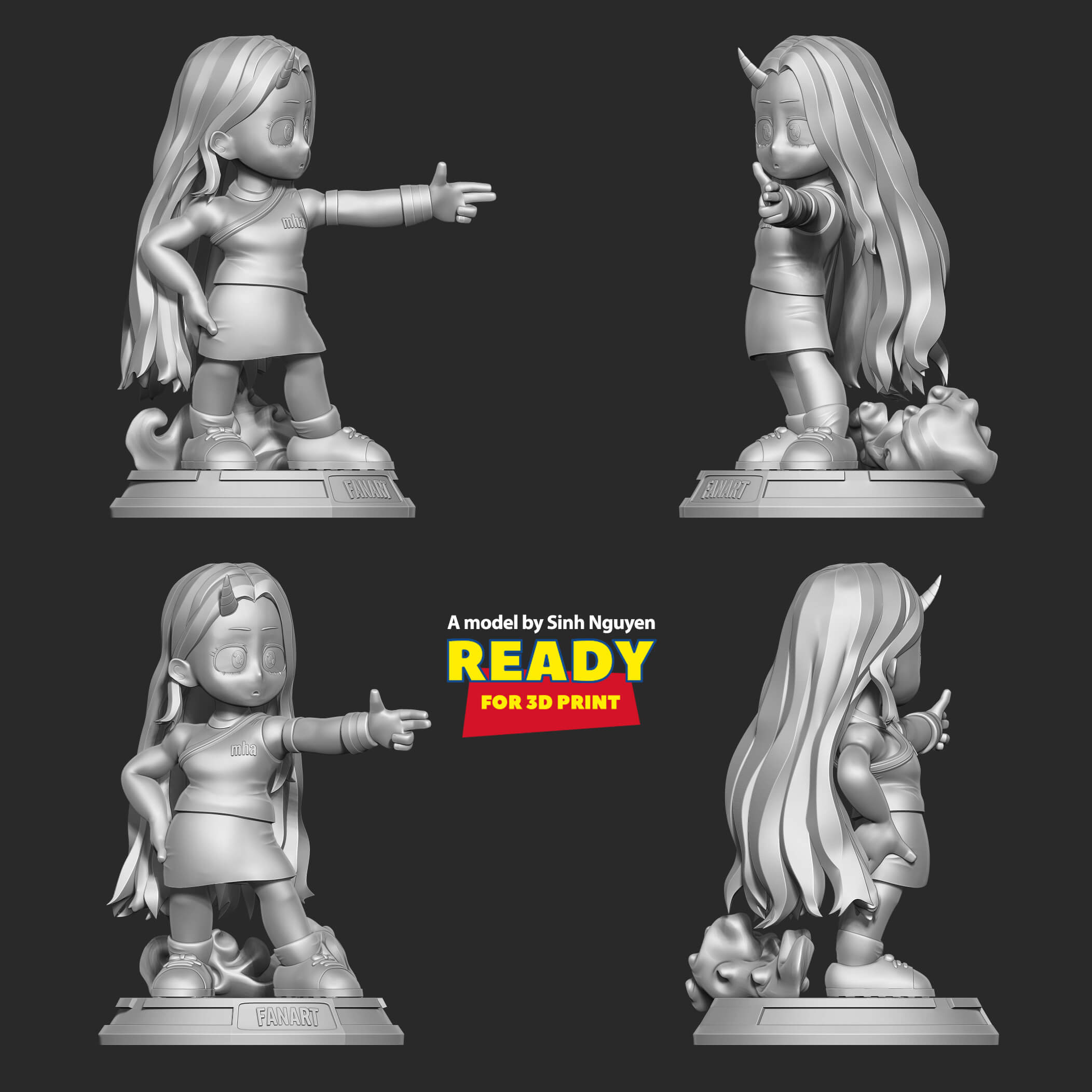Eri Chibi - 3D Model by Sinh Nguyen