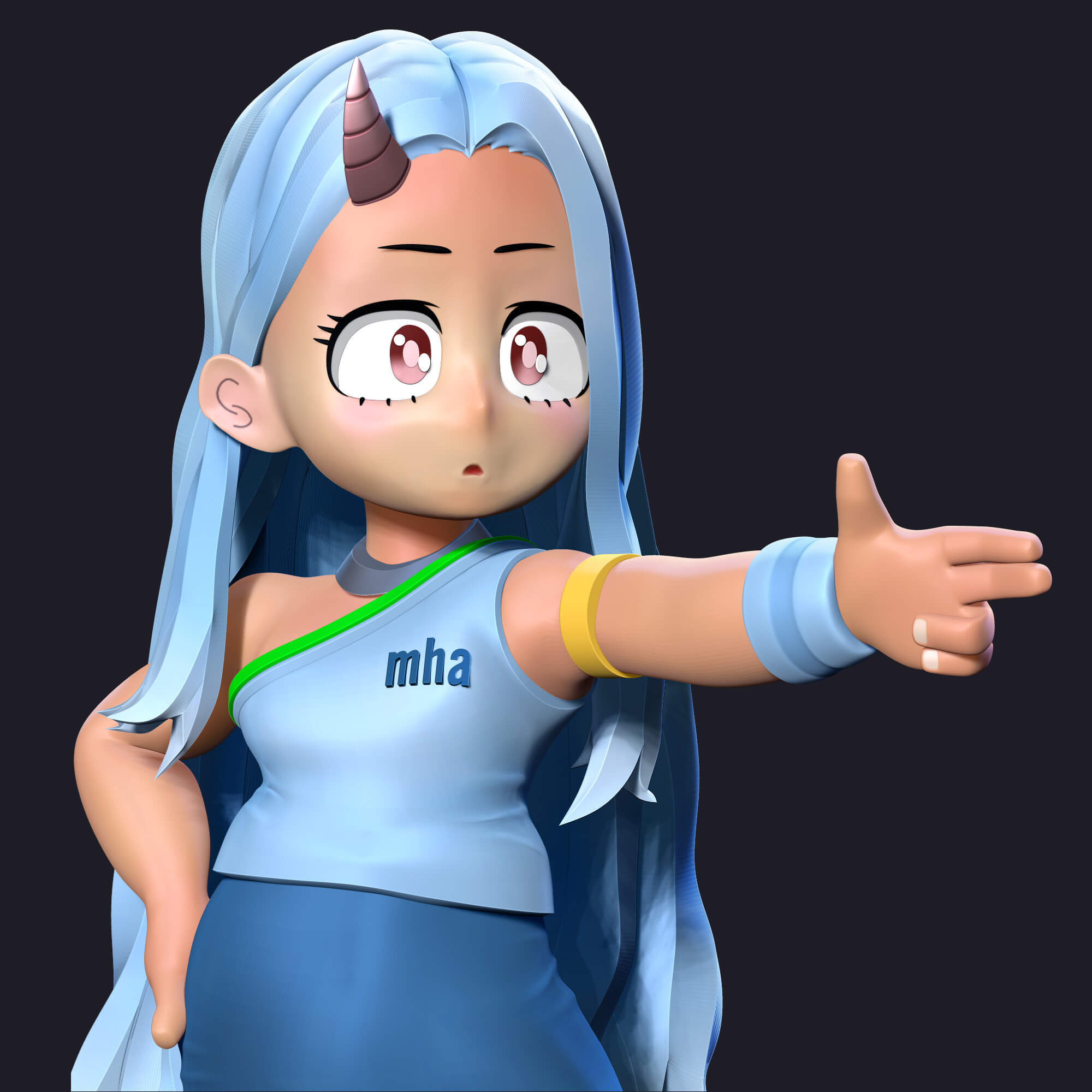 Eri Chibi - 3D Model by Sinh Nguyen