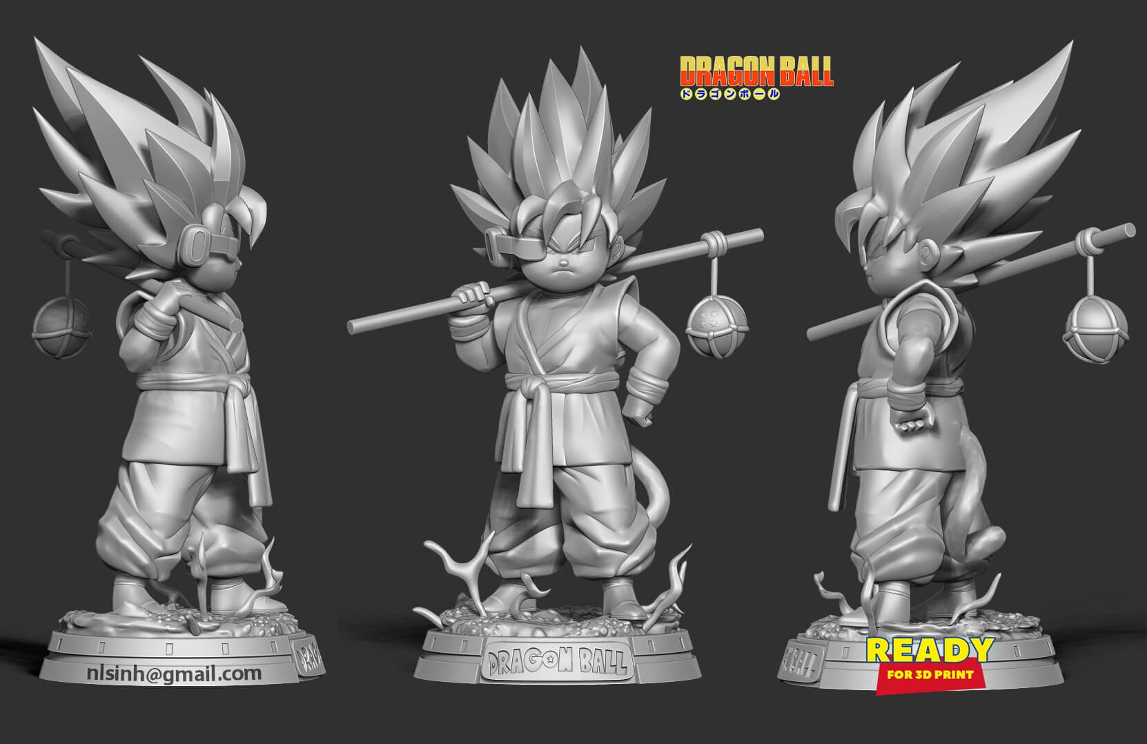 Fat Goku - 3D Model by Sinh Nguyen