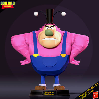 Fuzzy Lumpkins - 3D Model by Sinh Nguyen