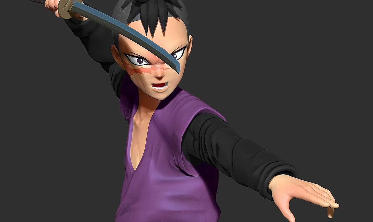 Genya Shinazugawa - 3D Model by Sinh Nguyen