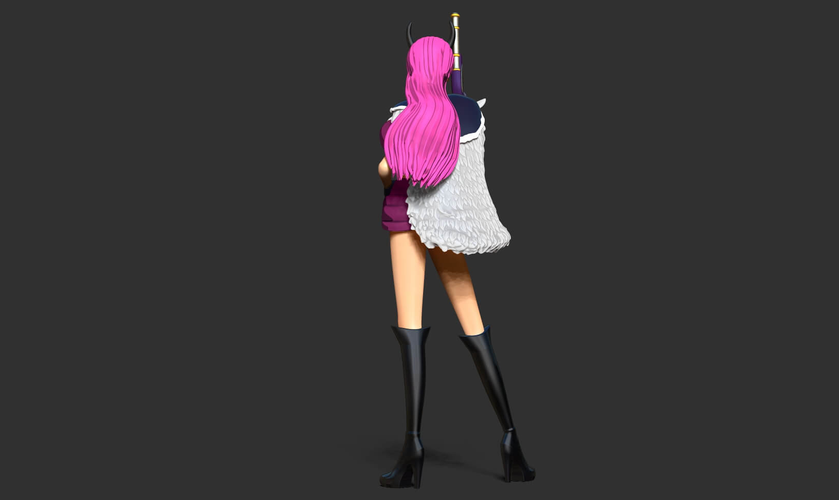 Ginrummy - One Piece Fanart 3D Model by Sinh Nguyen