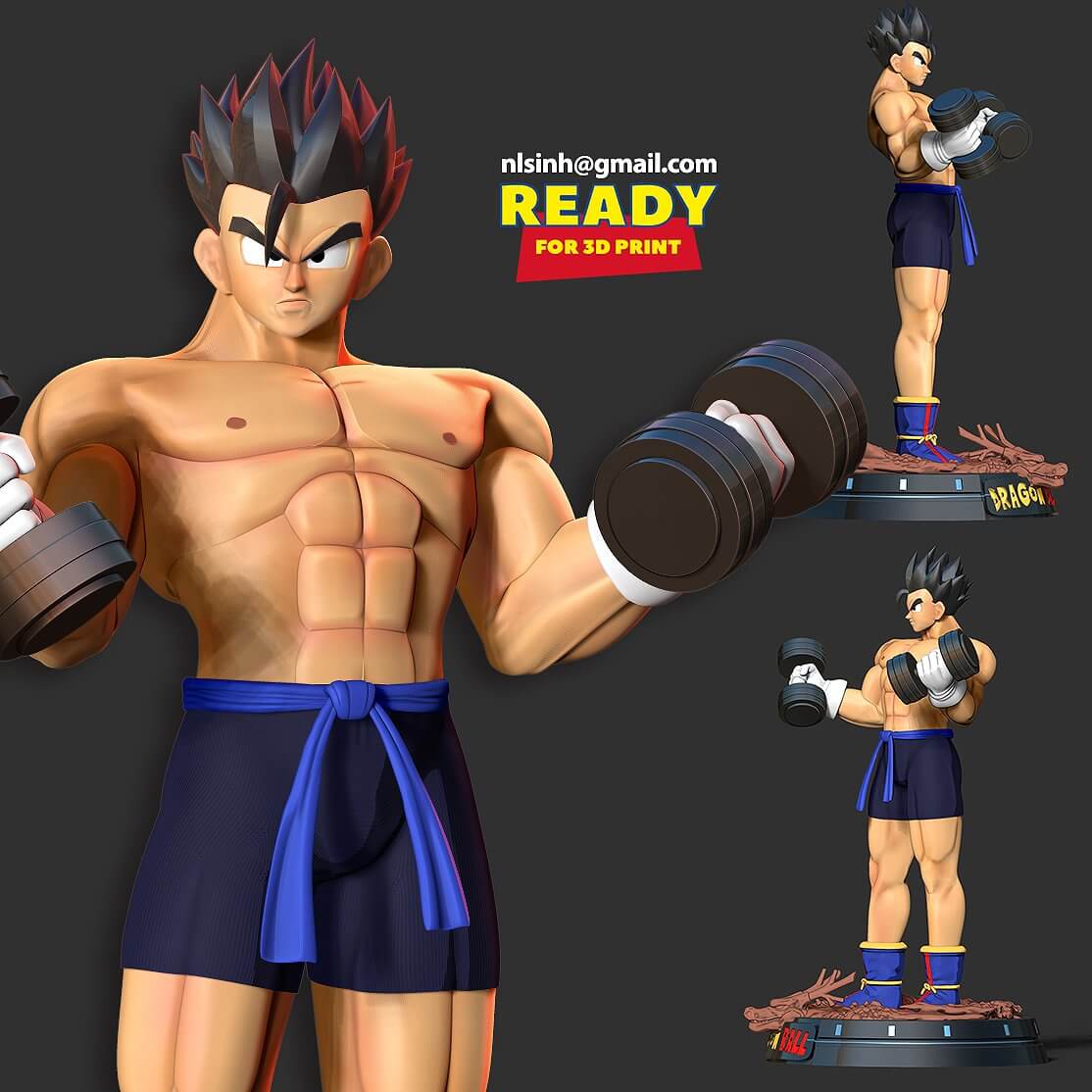 Maker Supplies Electronics & Accessories GOHAN Adult Stl file 3d model ...