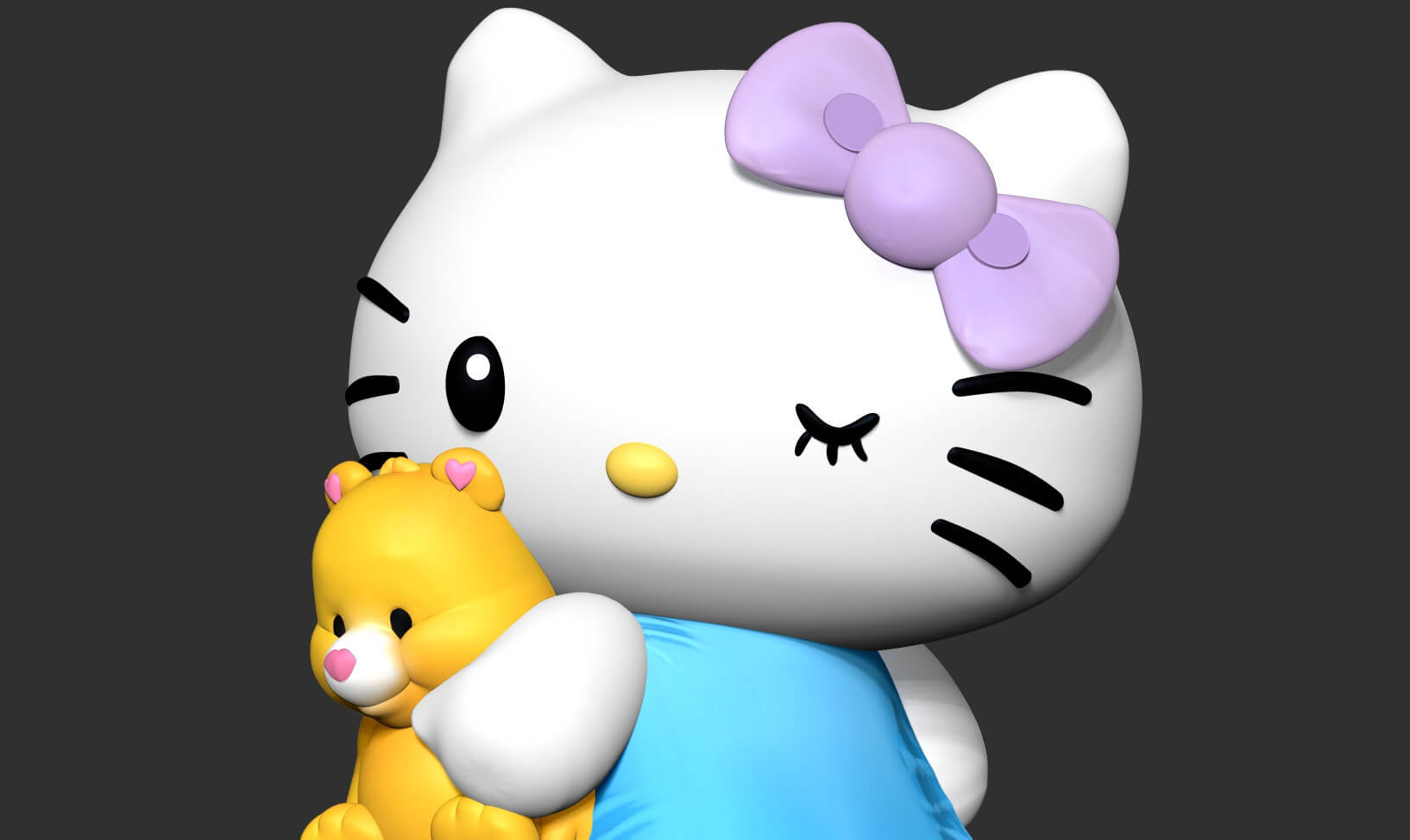Good Night Hello Kitty - 3D Model by Sinh Nguyen