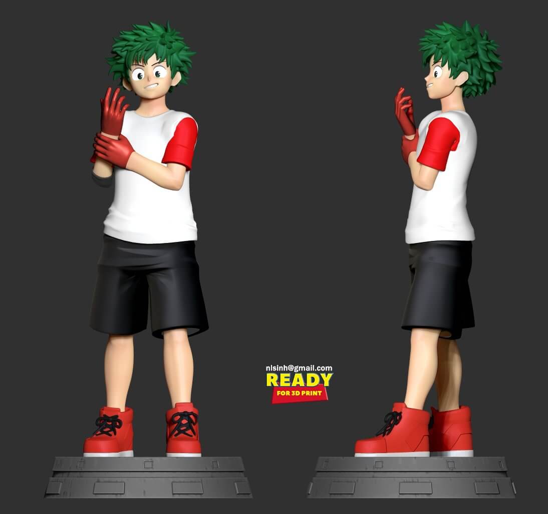 Izuku Midoriya - 3D Model by Sinh Nguyen
