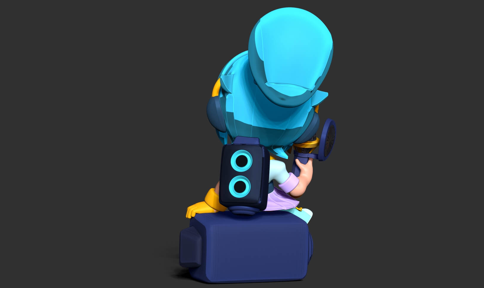 Janet - Brawl Stars 3D Model by Sinh Nguyen