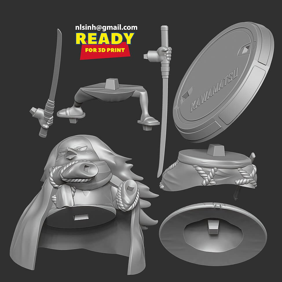 Kawamatsu The Kappa - 3D Model by Sinh Nguyen