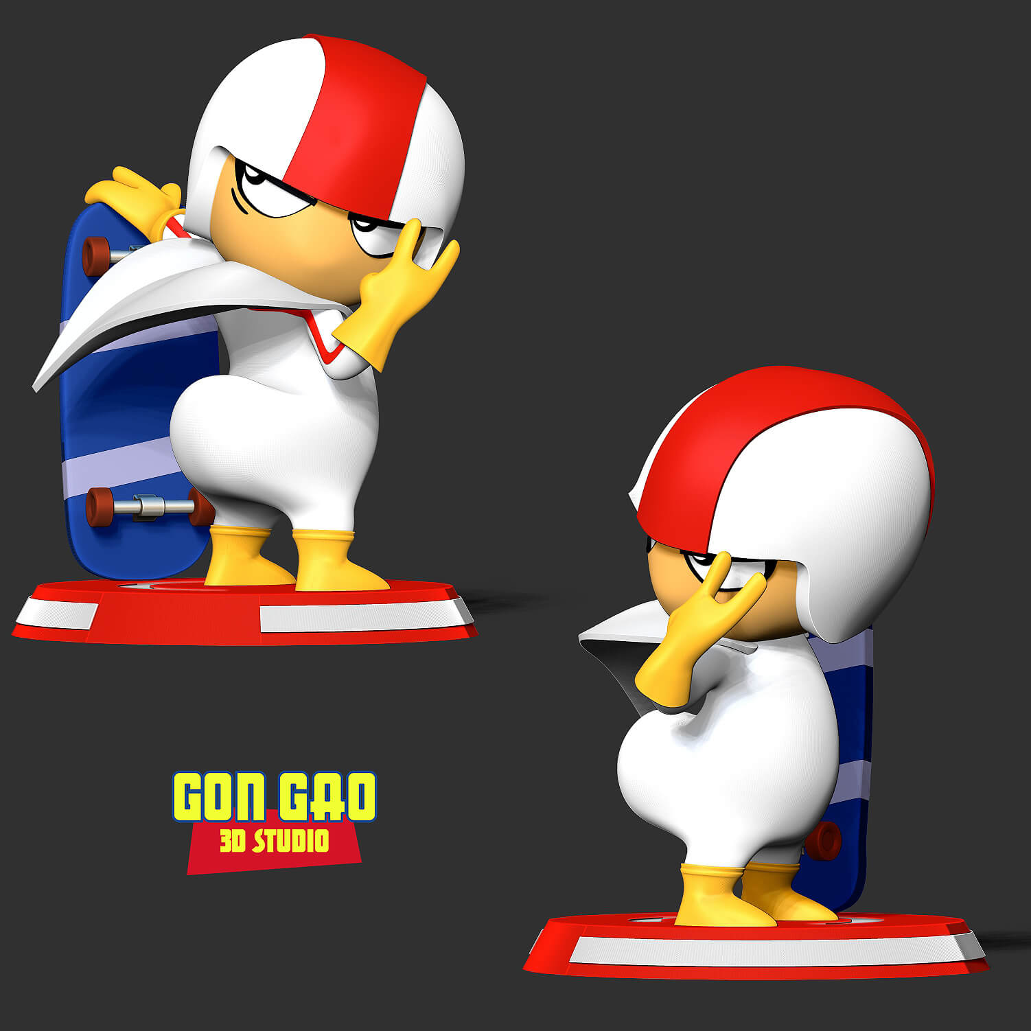 Kick Buttowski Fanart - 3D Model by Sinh Nguyen