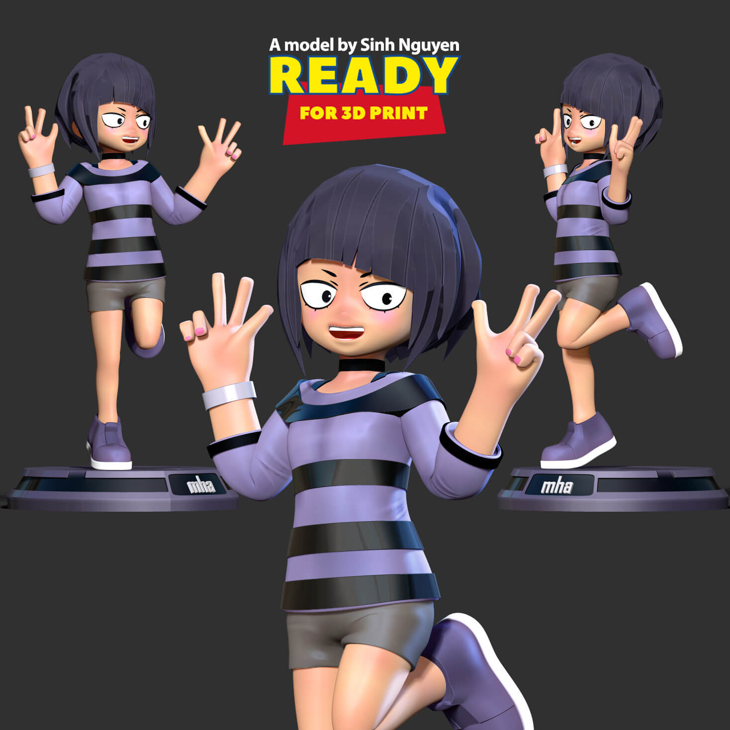 Kid Kyoka Jiro - 3D Model by Sinh Nguyen