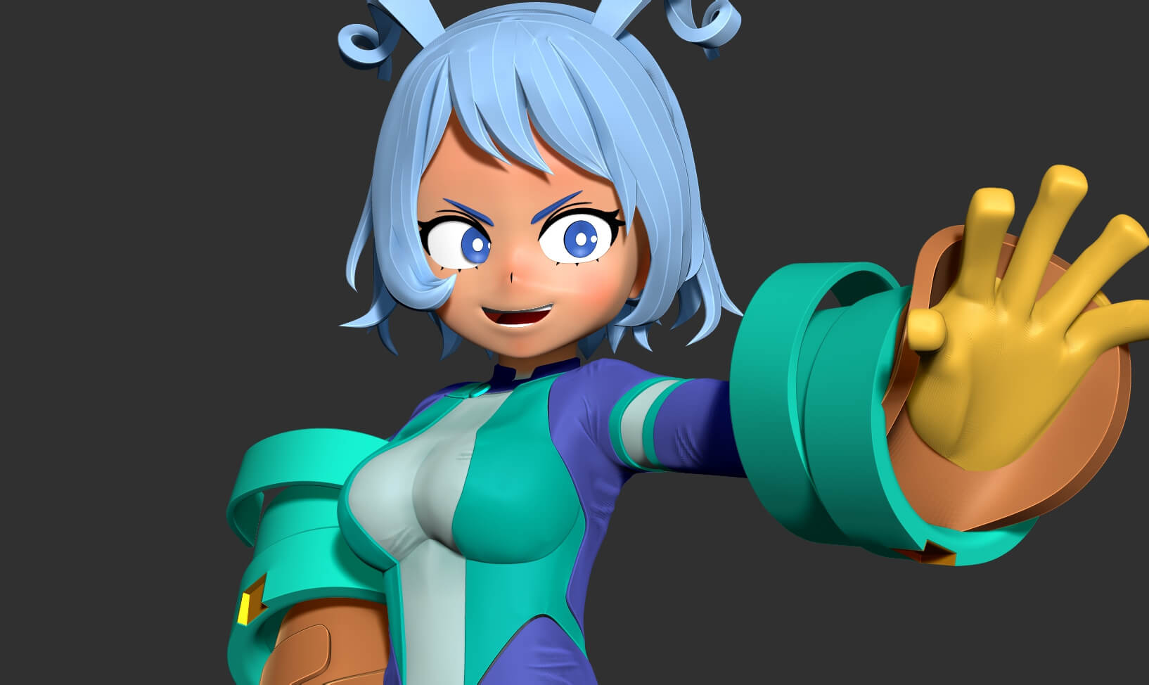 Kid Nejire Hado - 3D Model by Sinh Nguyen