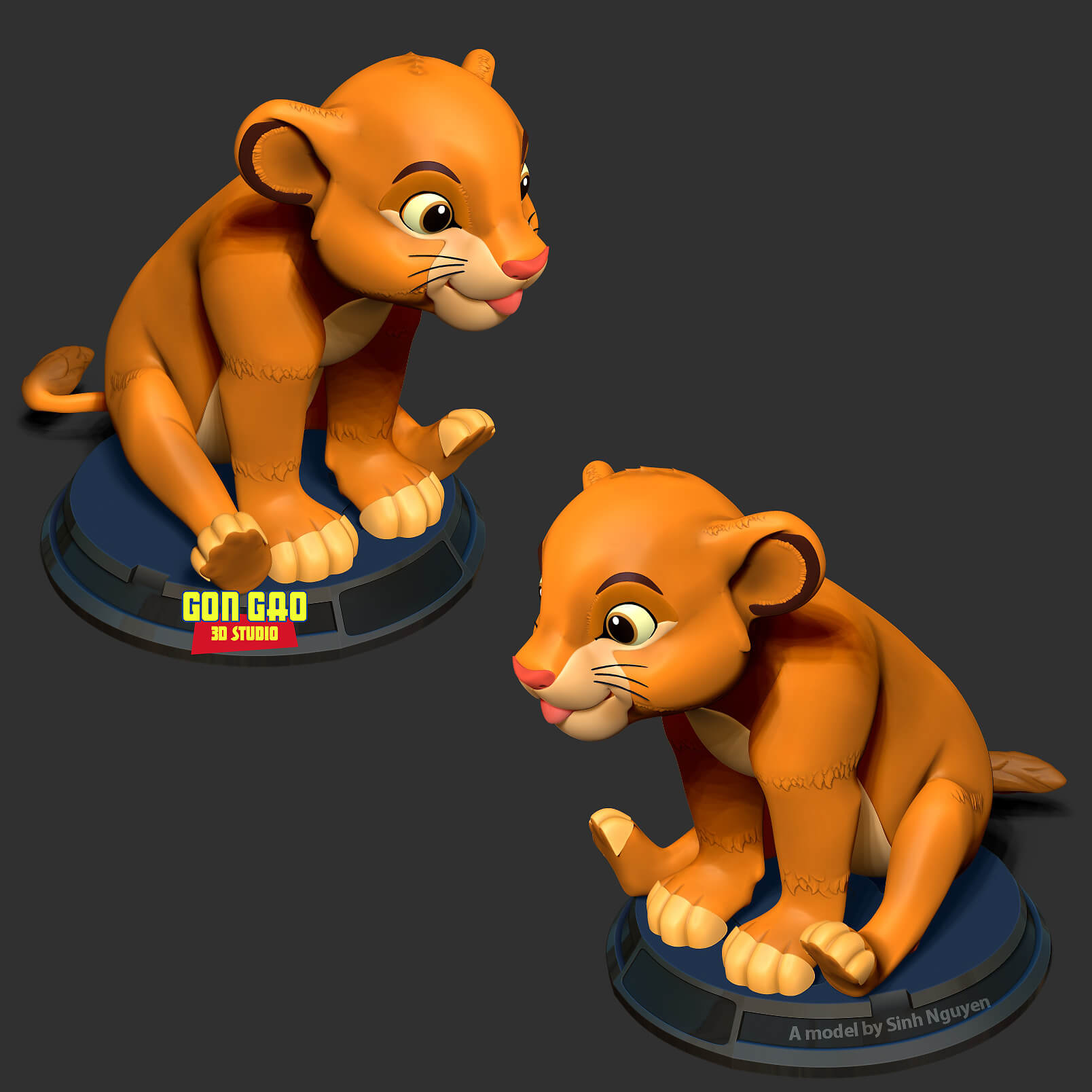 Kid Simba 3D by Sinh Nguyen
