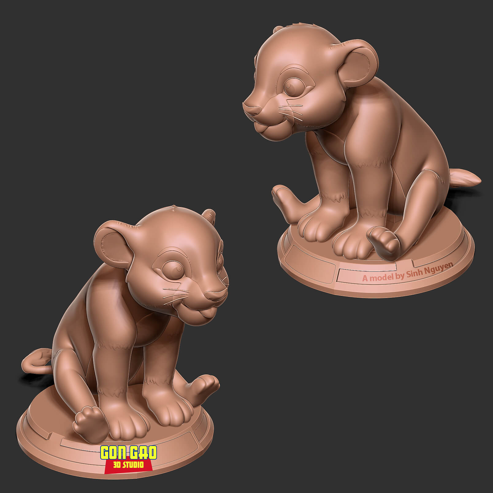 Kid Simba 3D by Sinh Nguyen
