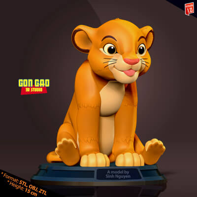 Kid Simba 3D by Sinh Nguyen