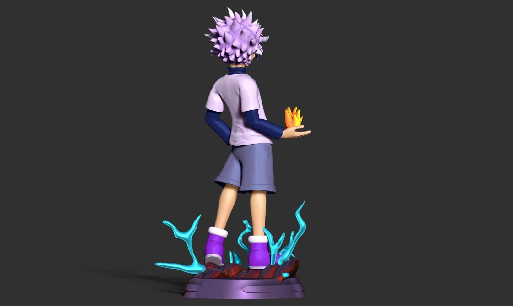 Killua Zoldyck - Hunter X Hunter Fanart 3D Model by Sinh Nguyen