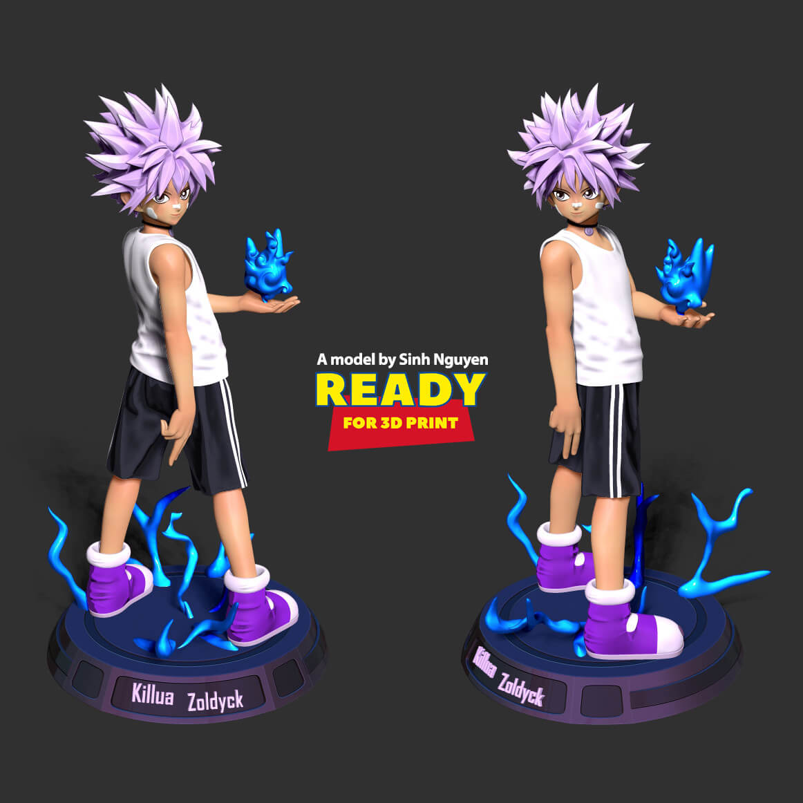 Killua Zoldyck - 3D Print Model by Sinh Nguyen