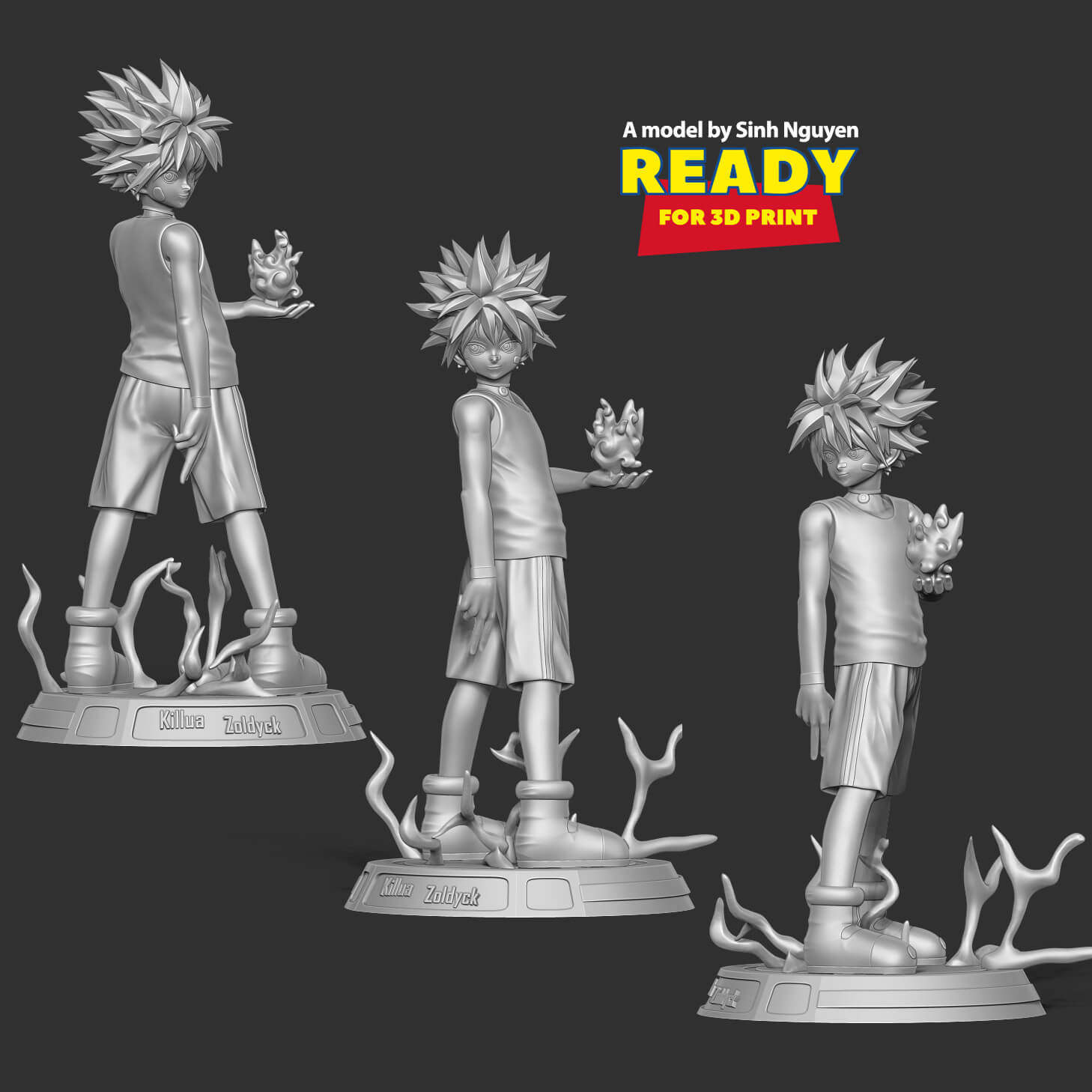 Killua Zoldyck - 3D Model by Sinh Nguyen