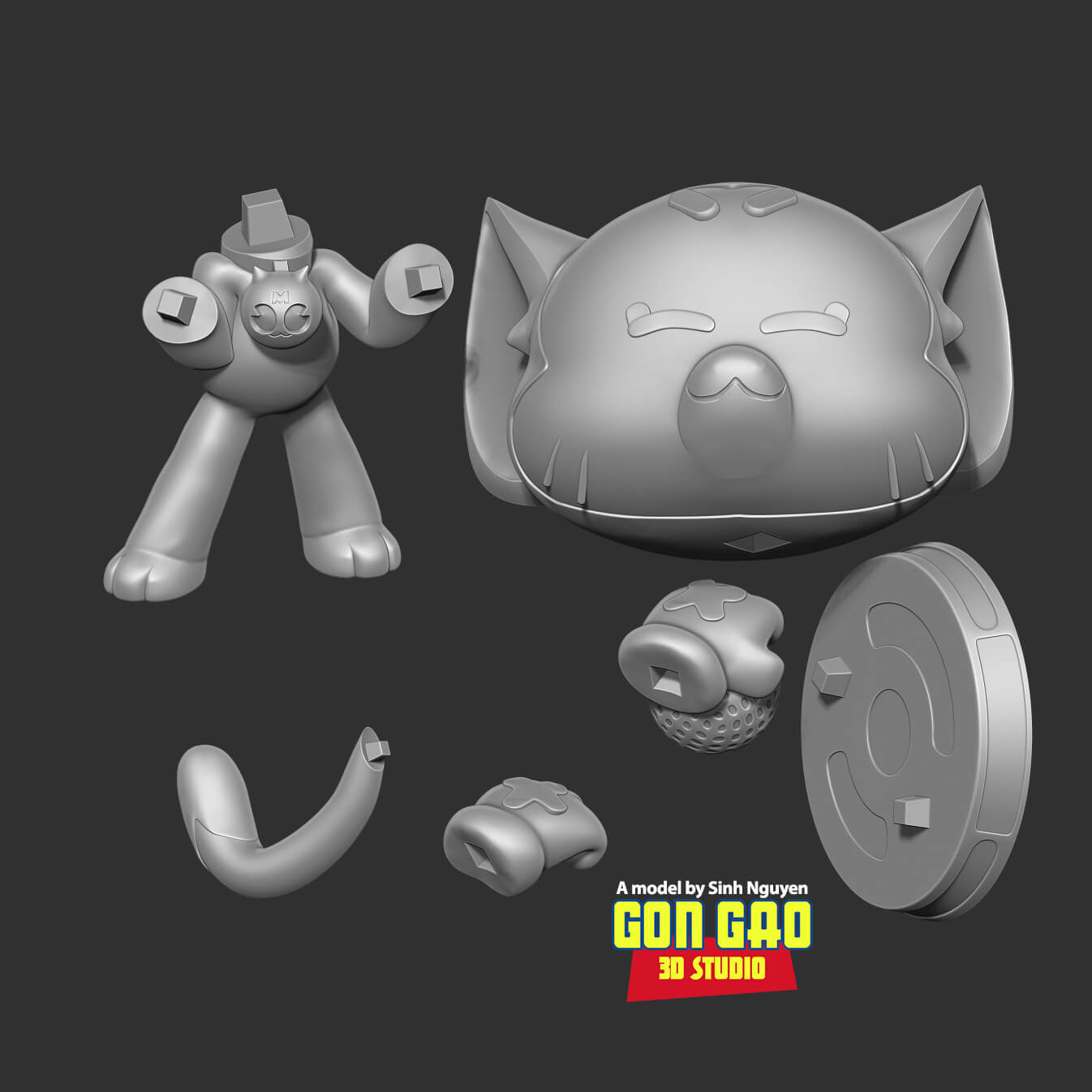 Kit - Brawl Stars 3D Model by Sinh Nguyen