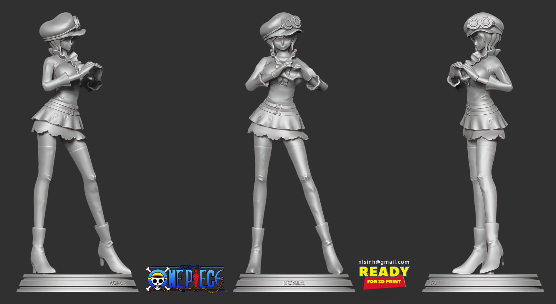 Koala - One Piece 3D Model by Sinh Nguyen