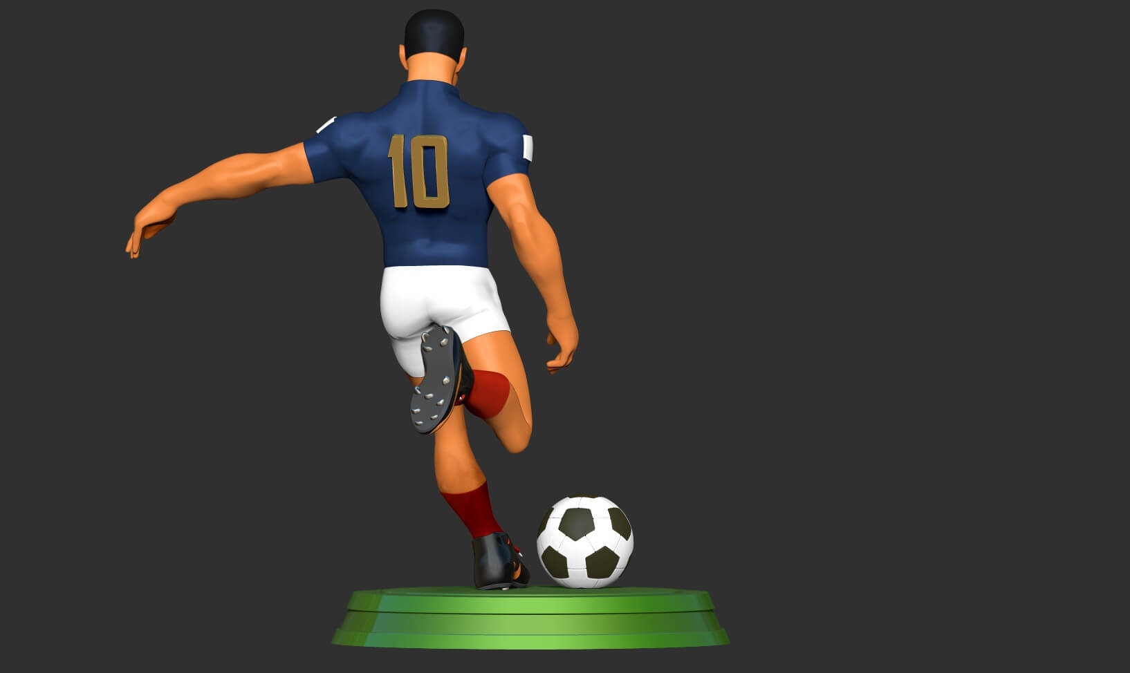 Kylian Mbappe - 3D Model by Sinh Nguyen
