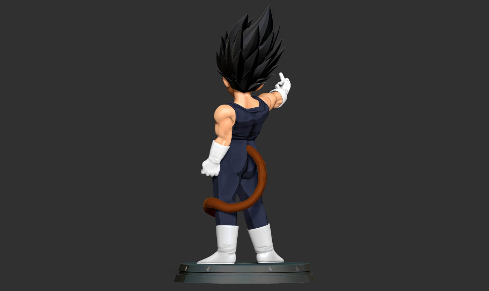 Little Prince Vegeta - 3D Model by Sinh Nguyen