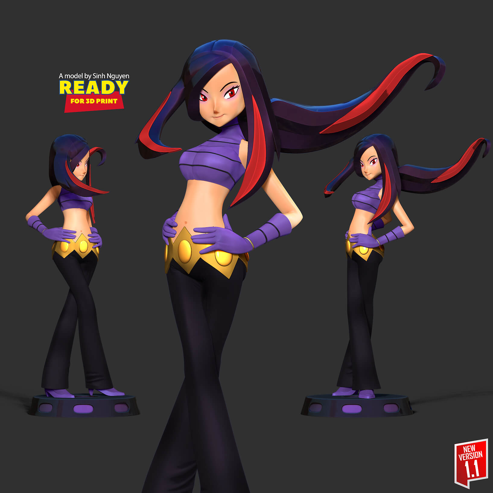 Lucy - Pokemon Master 3D Model by Sinh Nguyen