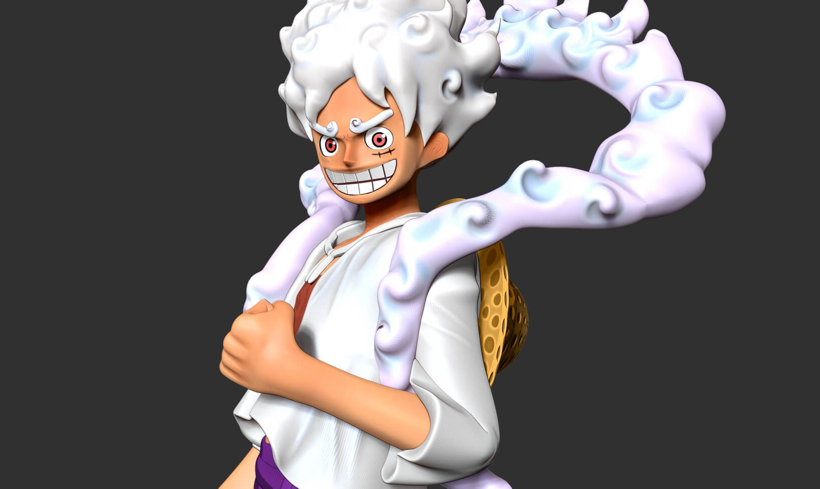 Luffy Gear 5 - One Piece 3D Model by Sinh Nguyen