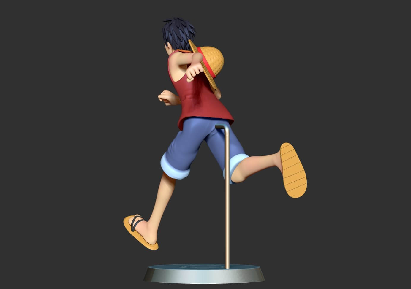 Luffy Running - 3D Model by Sinh Nguyen