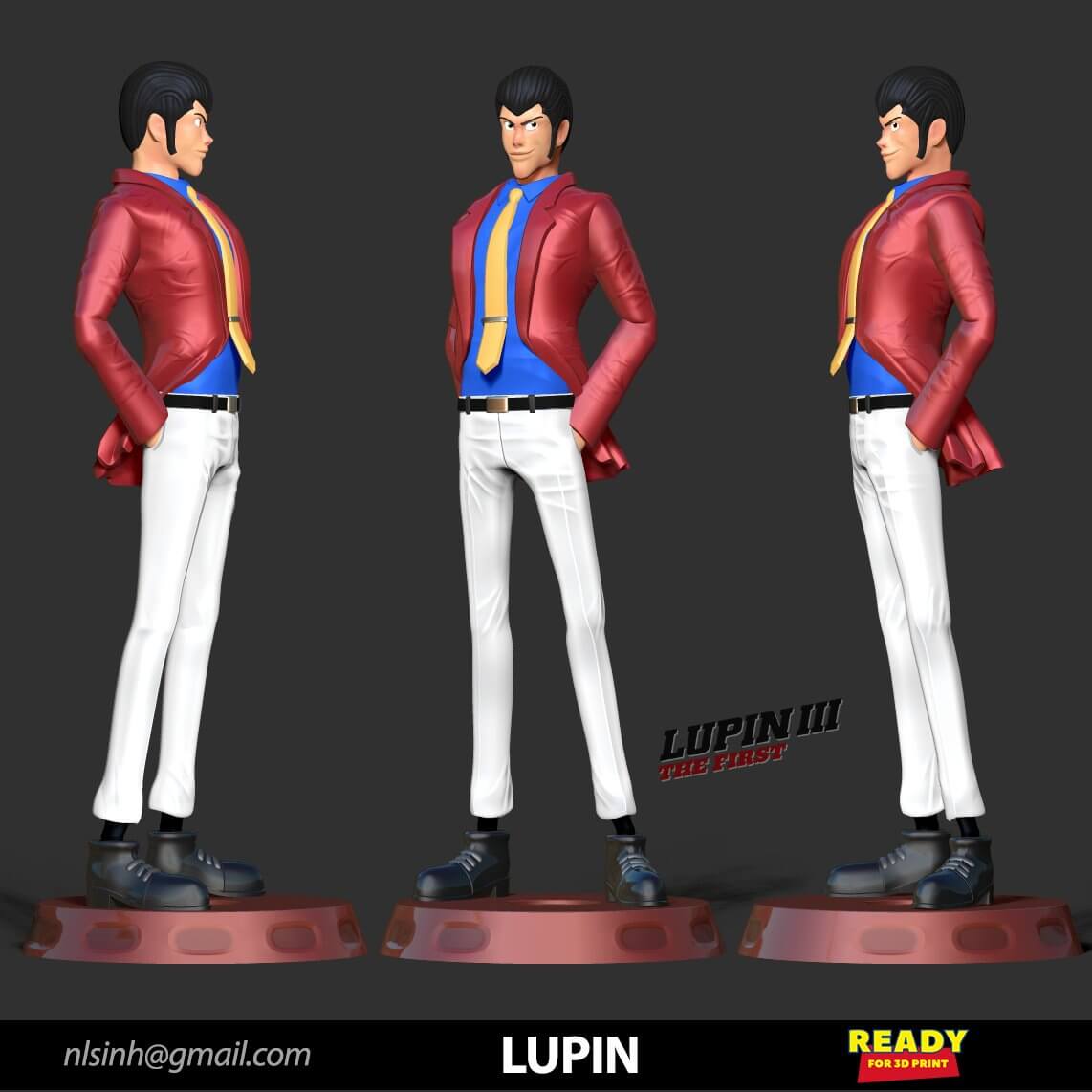 Lupin III - The First 3D Model by Sinh Nguyen
