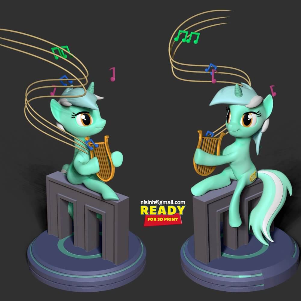 Lyra Heartstrings - My Little Pony 3D Model by Sinh Nguyen