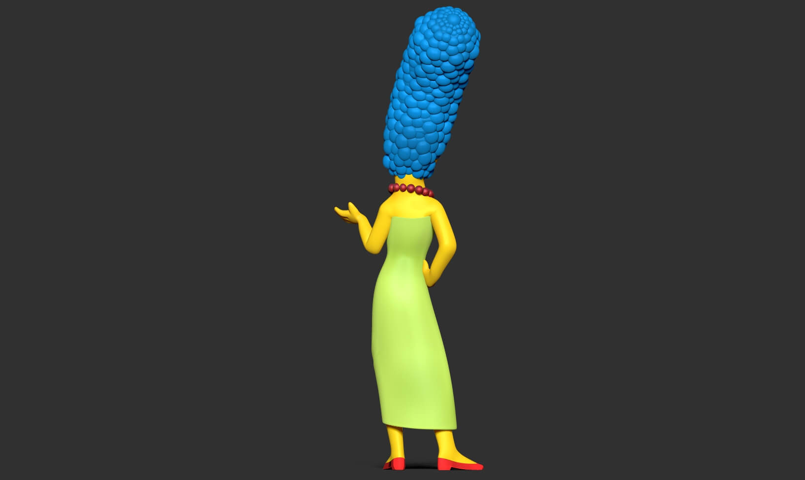 Marge Simpson - 3D Model by Sinh Nguyen