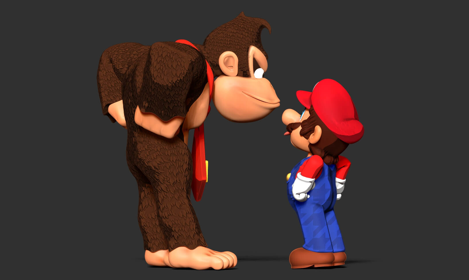 Mario Vs Donkey Kong - 3D Model by Sinh Nguyen