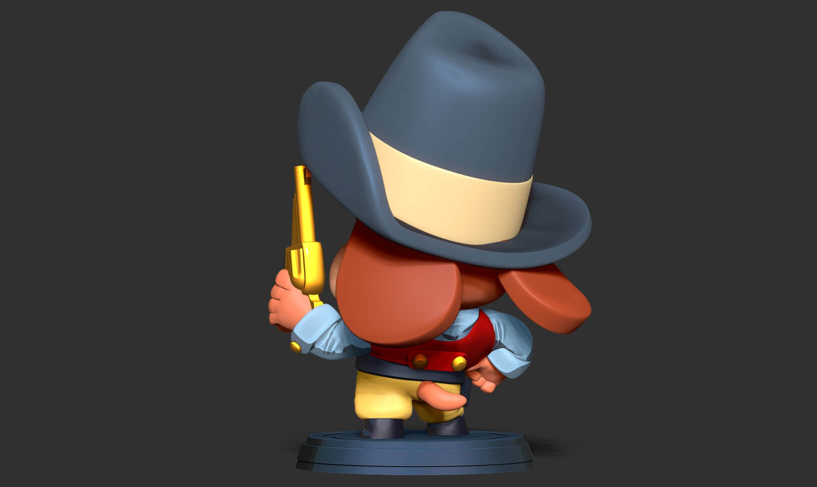 Marshal Ruffs - Brawl Stars 3D Model by Sinh Nguyen