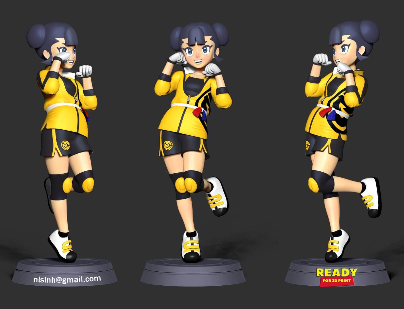 Master Dojo Student - 3D Model by Sinh Nguyen