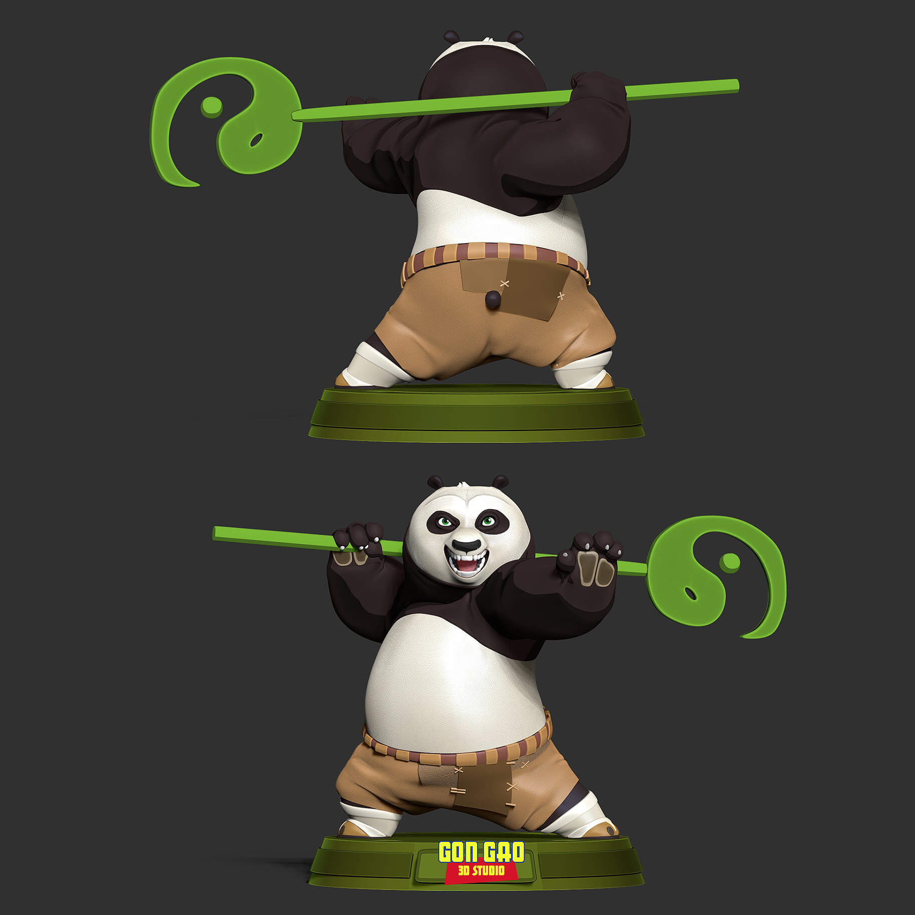 Master PO - Kung Fu Panda 4 3D Model by Sinh Nguyen