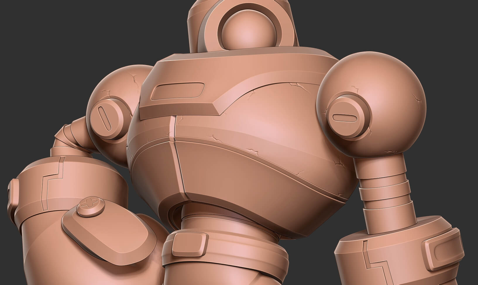 Melee Robot - Brawl Stars 3D Model by Sinh Nguyen