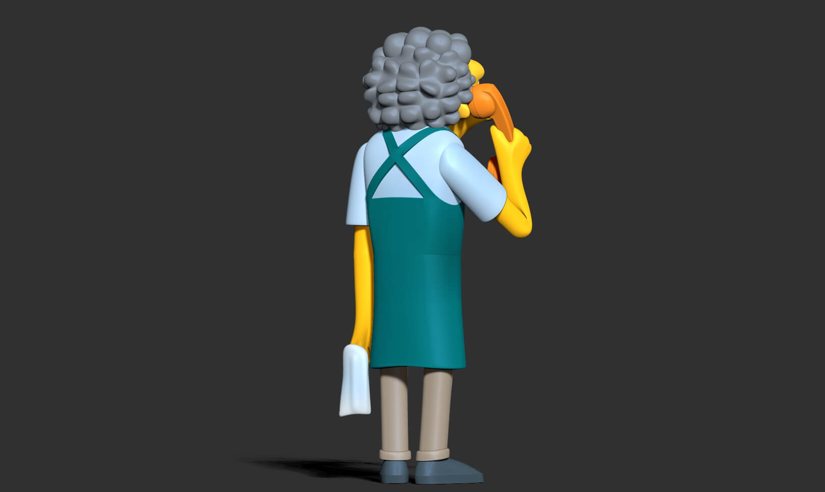 Moe Szyslak - The Simpsons 3D Model by Sinh Nguyen