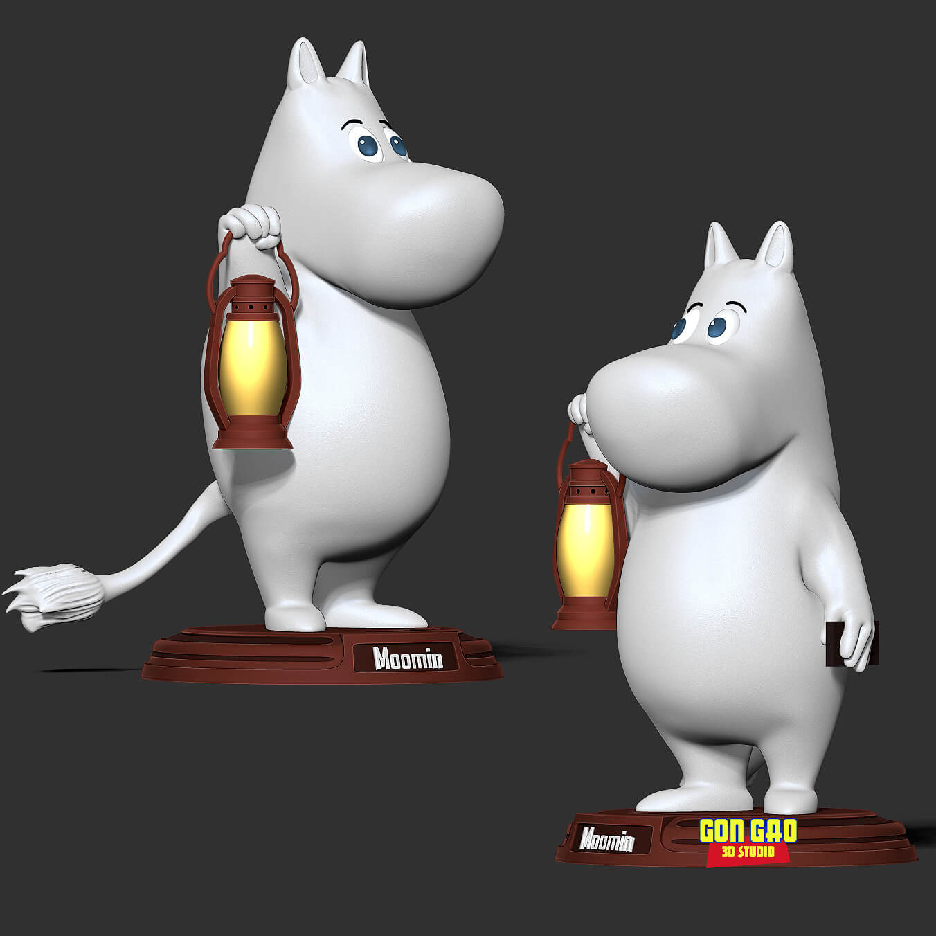 Moomin Fanart - 3D Model by Sinh Nguyen
