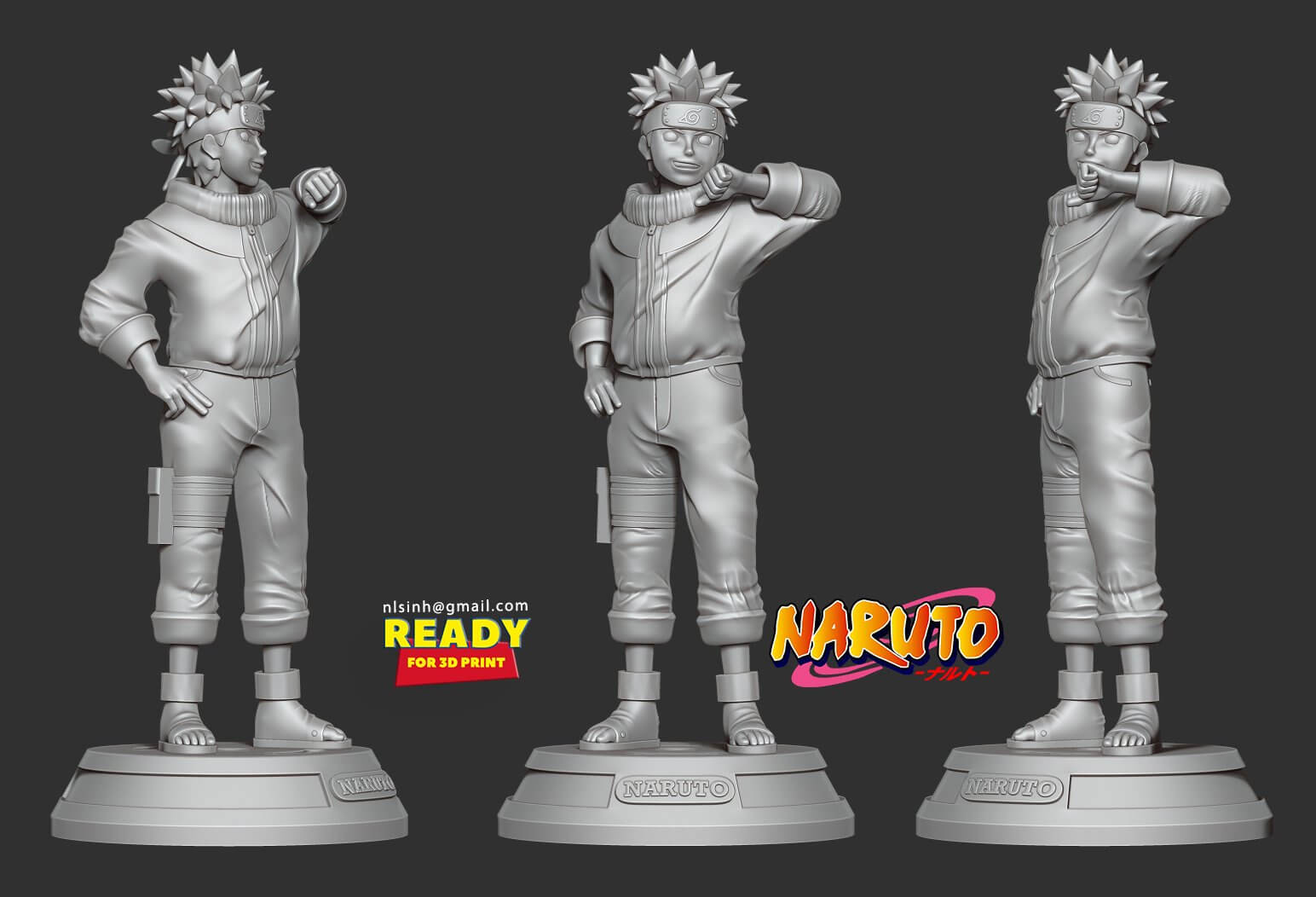 Naruto Fan Art - 3D Model by Sinh Nguyen